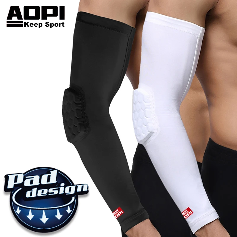 Aopi Arm Pads Crashproof Honeycomb Elbow Support Guards Sleeves