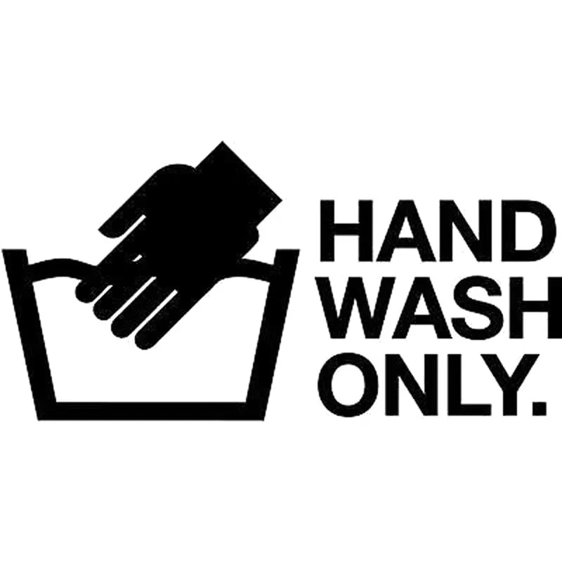 15-2CM-7-6CM-Hand-Wash-Only-JDM-Decal-Sticker-Car-Accessories-Funny-Car ...