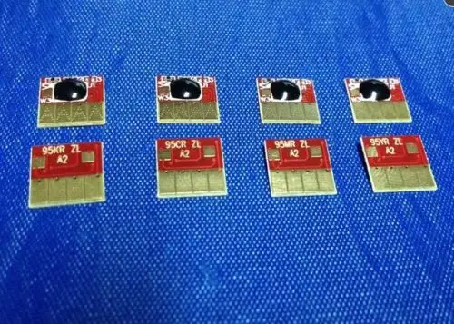 HP Officejet 프린터 용 8610 8616 8625 8660 8680 / 950 951 쇼 잉크 레벨 칩 B/M/C/Y ...