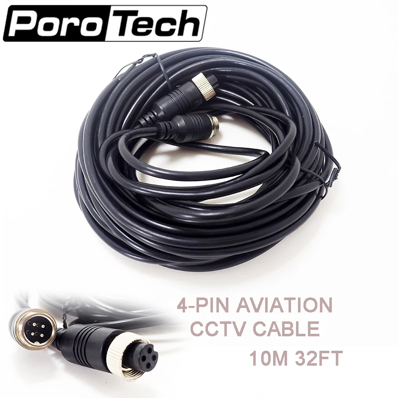 AC-10M-5pcs-lot-4-pin-aviation-vehicle-cctv-camera-waterproof-extension ...