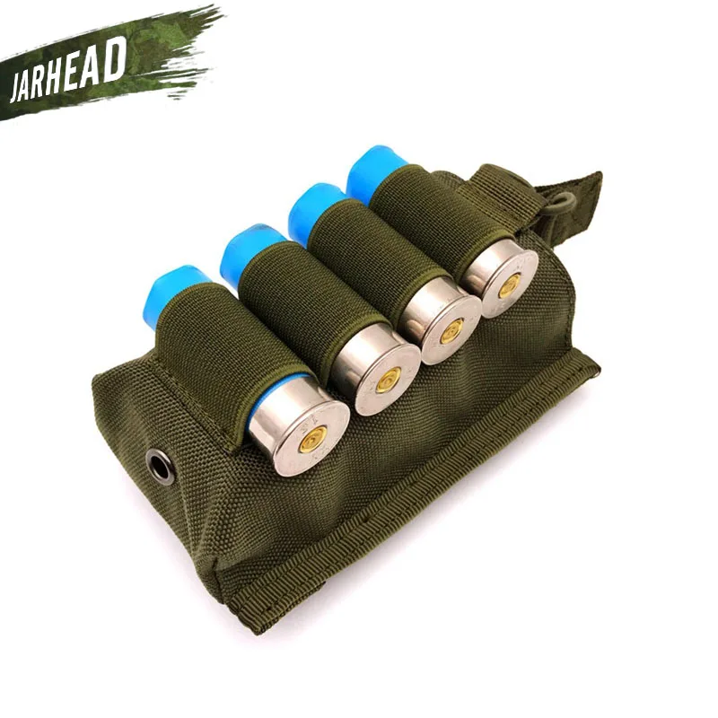 Tactical Magazine Pouch With 4 Shots 12 Gauge Shotgun Shells Single 5 ...