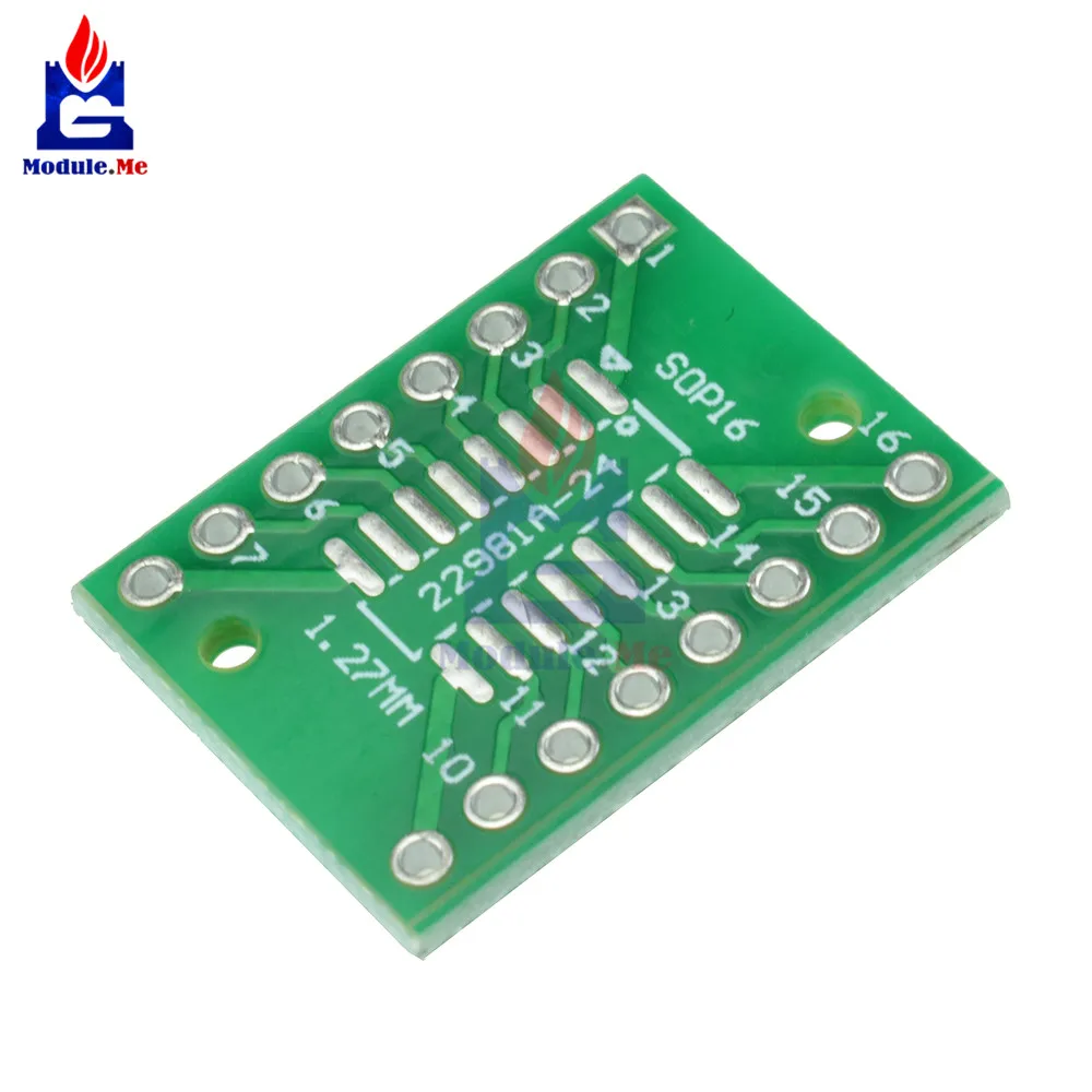 【KAMDSS015】10pcs SOP16 SSOP16 TSSOP16 To DIP16 0.65/1.27mm IC Adapter ...