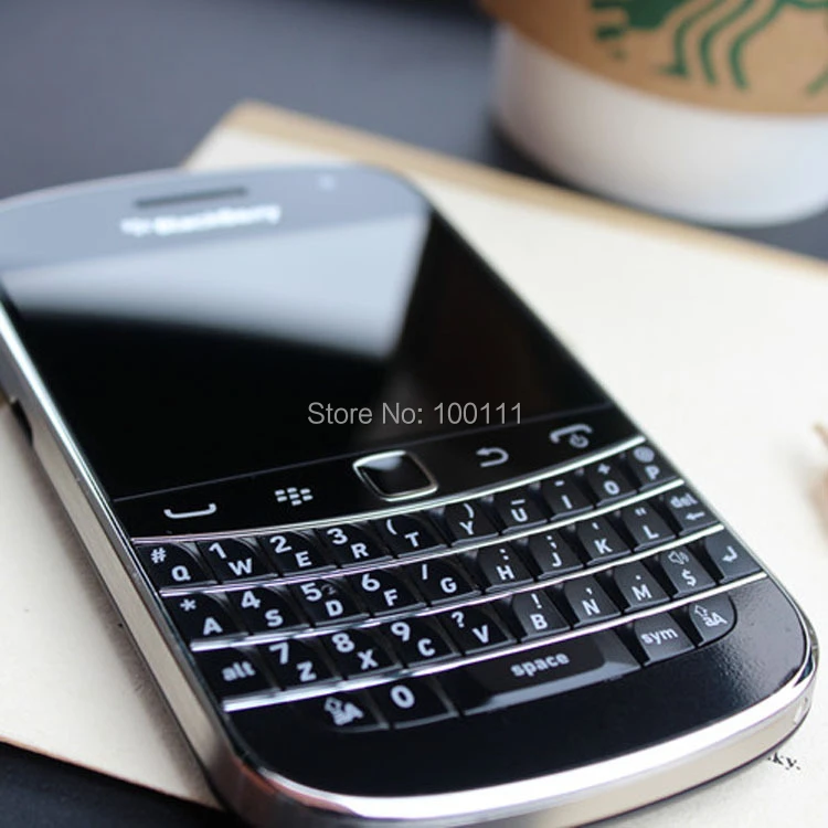 오리지널 블랙베리 9900 휴대폰, 굵은 9900 영어 키보드, 5MP 카메라, 무료 배송|mobile phone|phone ...