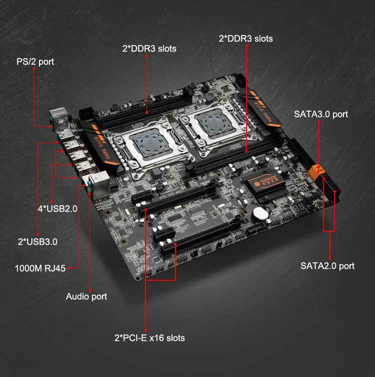 Discount !! Buy best motherboard HUANAN ZHI dual CPU X79 motherboard ...