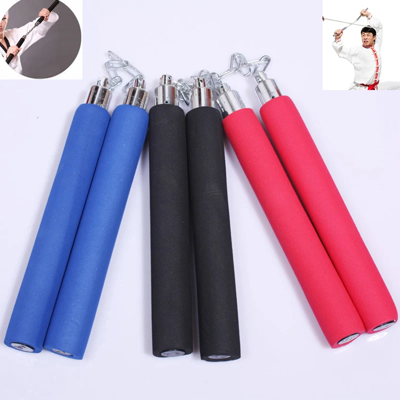 Safe Foam Nunchaku Sponge Practice Martial Arts Kids Nunchaku Sticks ...