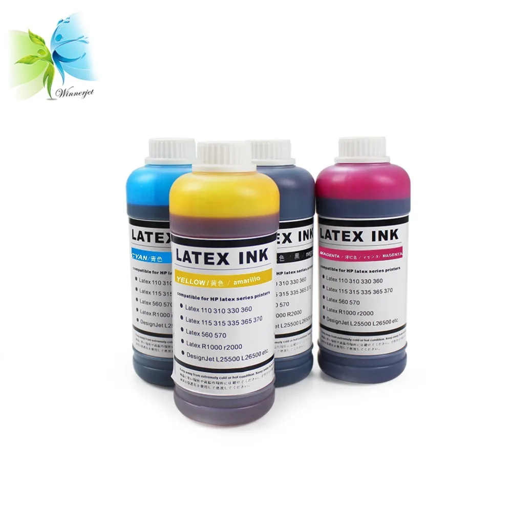 Winnerjet 1000ml/bottle 6 Colors Latex Ink For Hp Designjet L25500 ...