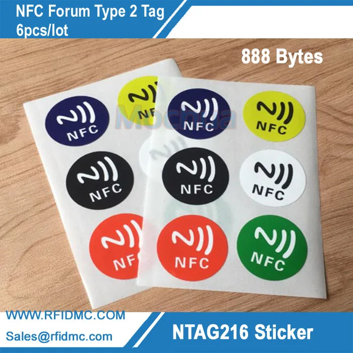 NFC Tags NTAG216 Chip Android Writeable Programmable Smart Tags Smart ...