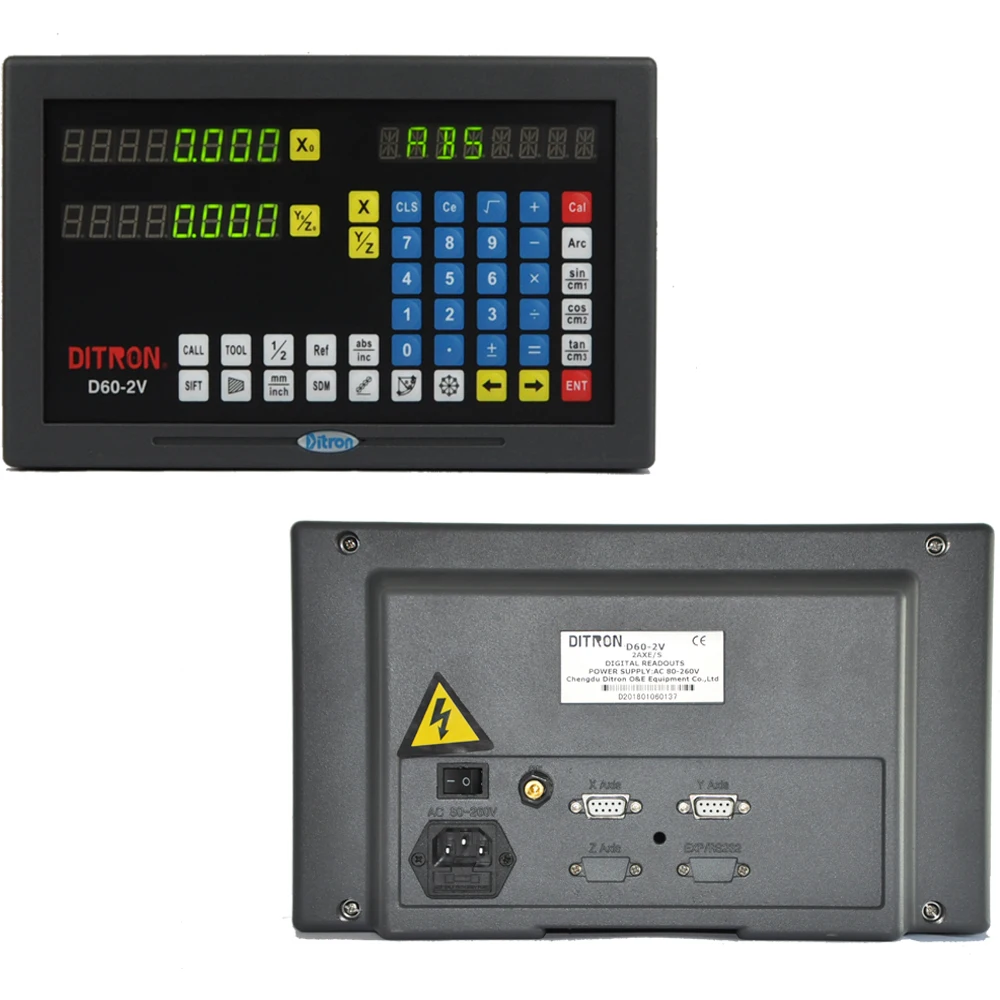 Advanced Technology LCD Screen 2 axis Digital Display/Digital Readout ...