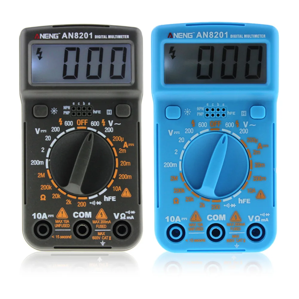 Portable LCD Digital Multimeter Professional Electric Handheld Tester ...