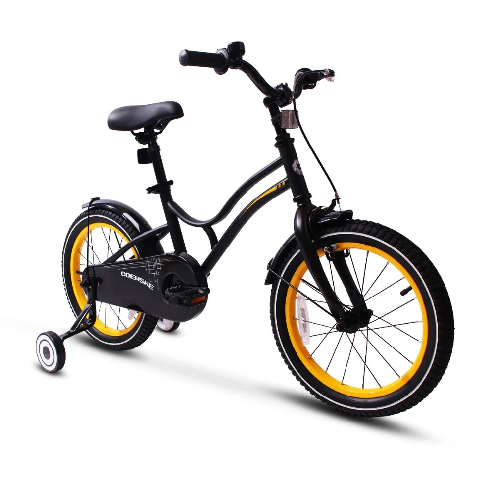 Kid s Bike Steel Frame Children Bicycle 14 16 Inch Training Wheel in
