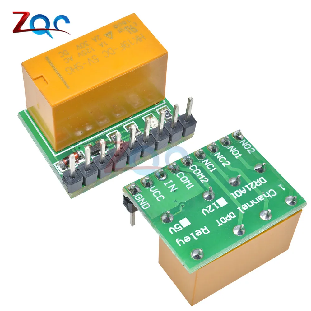mini-1-Channel-5V-DC-DPDT-Relay-Board-Double-pole-double-throw-Switch ...