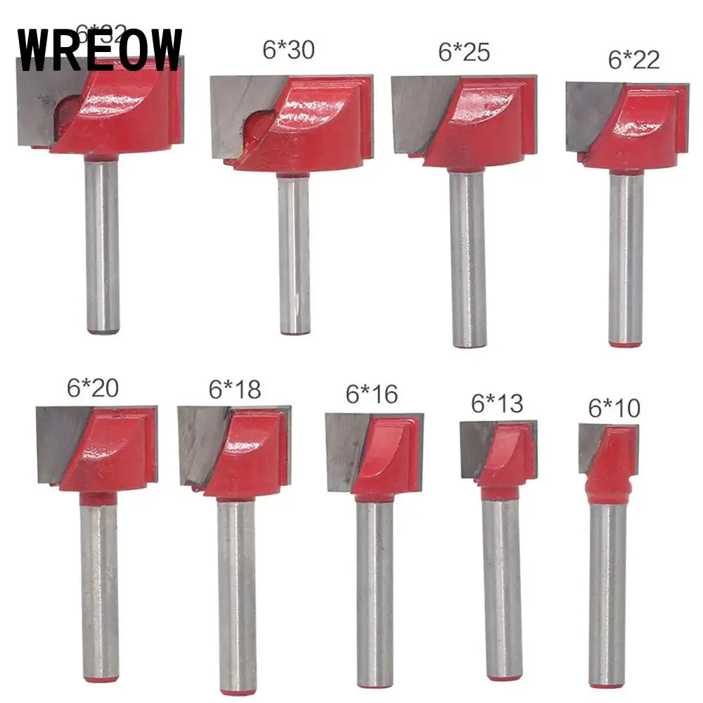 6mm Shank CNC router end mill bits Cleaning Bottom Router Bit Woodwork ...