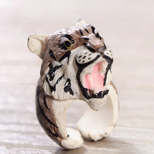 Creative Stereo Animal Ring Personality Gift Animal Ring Simulated ...