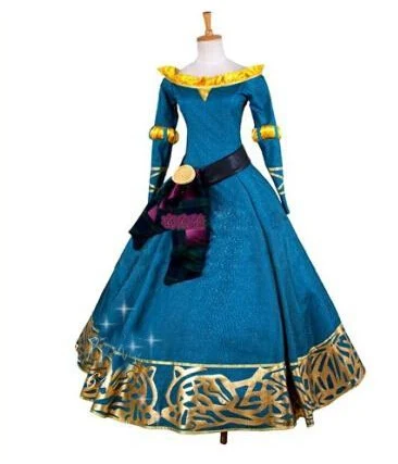 Aliexpress.com : Buy Brave Princess Merida Dress Cosplay Costume Movie ...