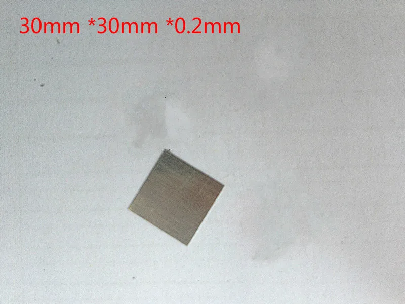 Pure platinum sheet 30*30*0.2 platinum electrode / platinum purity 99. ...