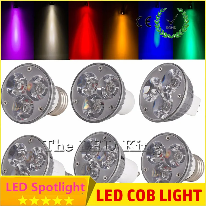 10x High Power Led Spotlight Lamp Light Mr16 12v 9w 12w 15w Led ...