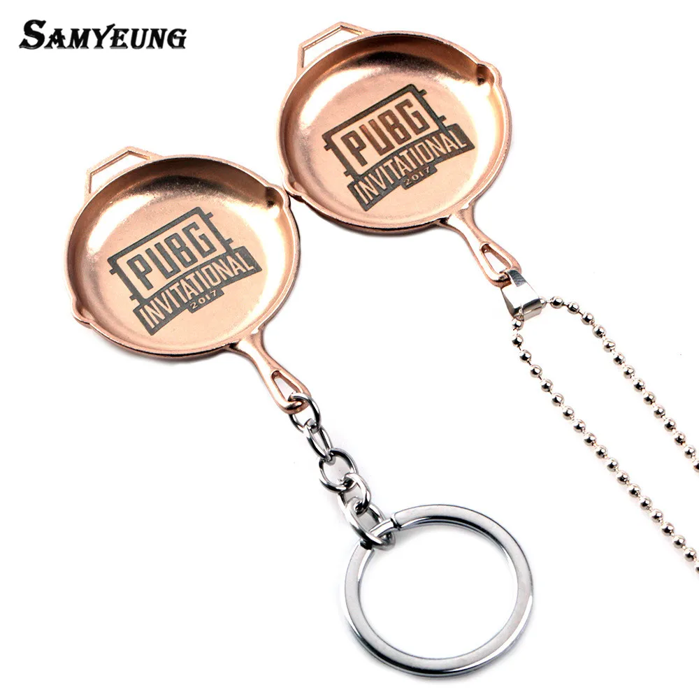 Samyeung 2017 Game PUBG Pan Weapon Key Chains for Best Friends ...