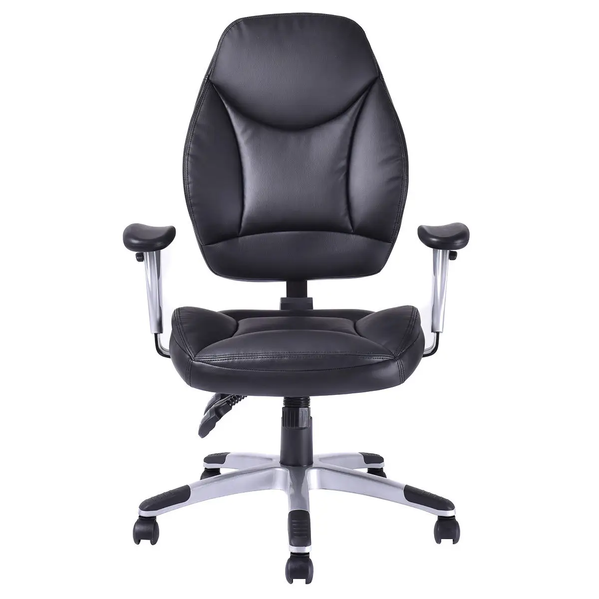 Giantex Modern PU Leather High Back Gaming Chair Executive Computer ...