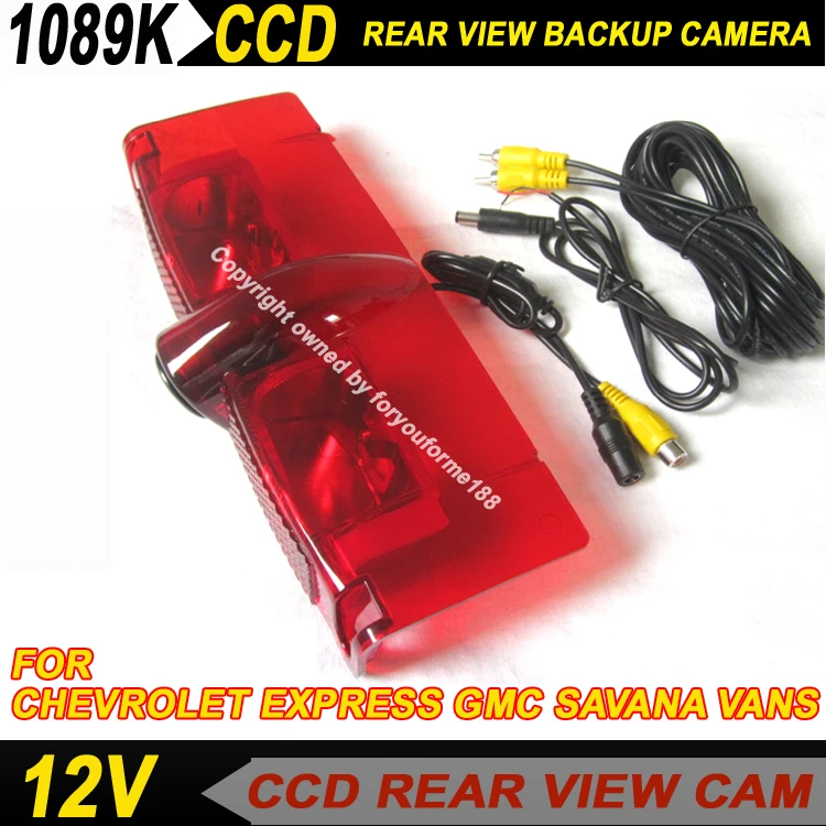 CCD Backup Rear View 3rd Brake Light Camera For GMC Savana Van and ...