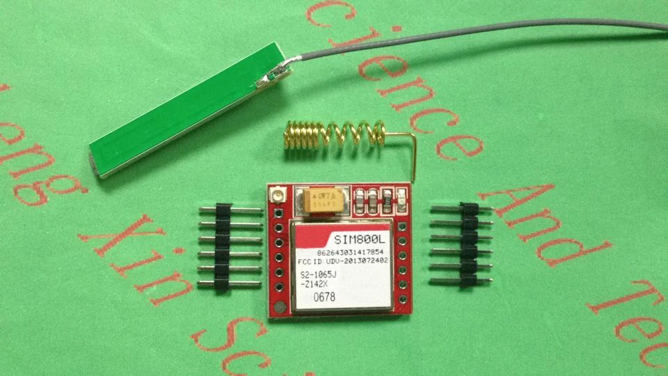free shipping 1 pcs/lot SIM800 SIM800L module SIM800L + antennae /good ...