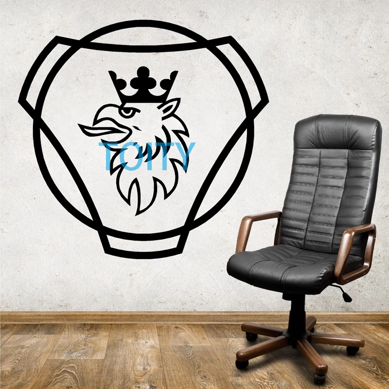 For Scania Logo Hgv Truck Vinyl Wall Art Sticker Decal Garage Shed ...