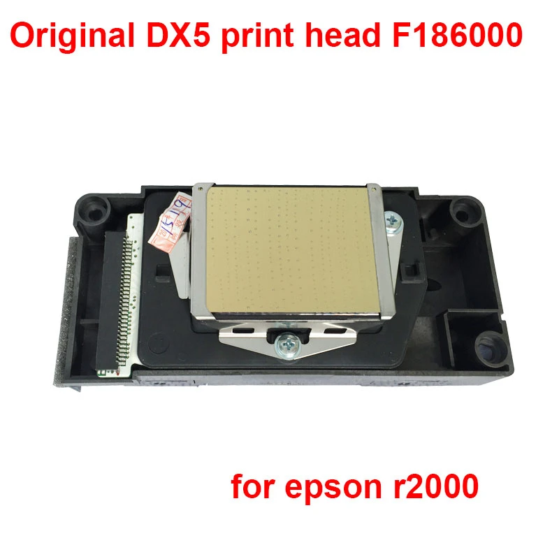 Original Dx5 Print Head F186000 For Epson R2000 Printhead Solvent ...