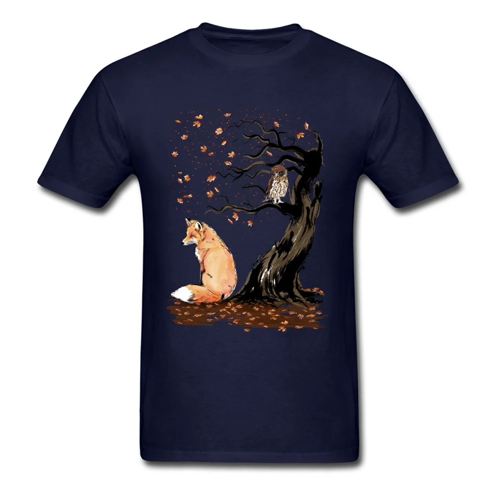 Winds Of Autumn Tee Shirt Art Design T-shirt Men Tshirts Owl & Fox ...