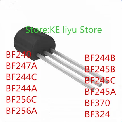 10 piezas BF240 BF247A BF244C BF244A BF256C BF256A BF244B BF245B BF245C ...
