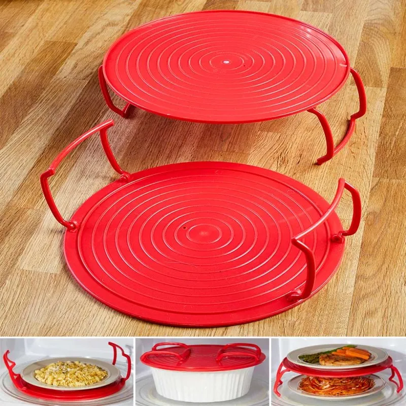 New-Multifunction-Microwave-Plate-Stackers-Oven-Shelf-Stratified ...