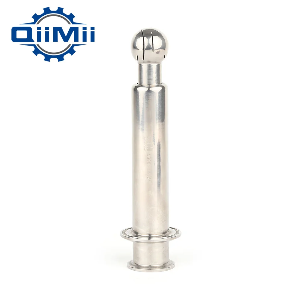 Stainless Steel Double TC Rotary Tank Cleaning Ball, SS304 1.25" / 1.5 ...