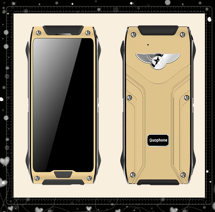 2016 GuoPhone V3 mobile phone Outdoor sport shockproof 1.54 inch Letter ...