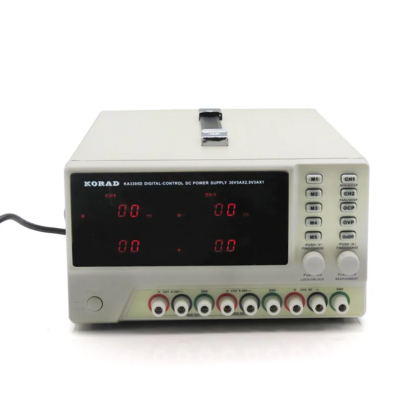 Three-way Dc Power Supply Ka3305d Dual 0-30v5a Plus 5v3a High-precision ...