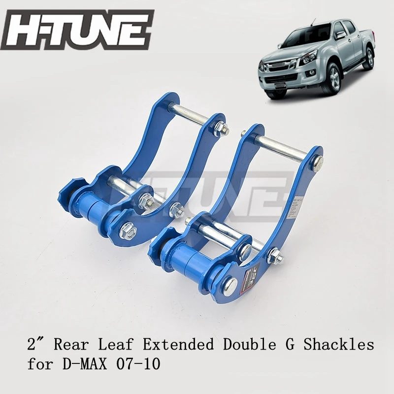 H TUNE 4x4 Accesorios Rear Leaf Spring Extended 2" Height G Shackle ...