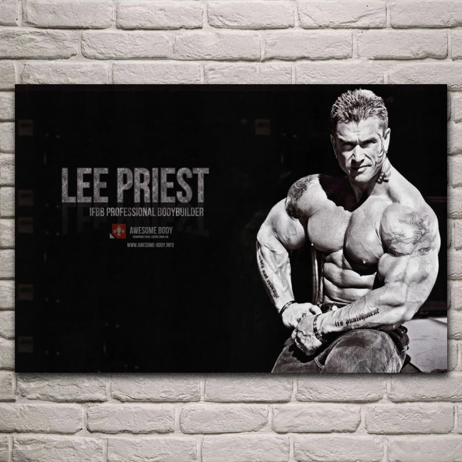 Bodybuilding Man Fitness Muscle Weight Sport Artwork Fabric Posters On ...