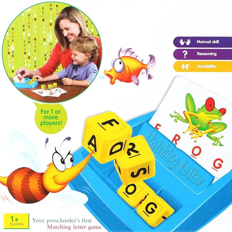 Children Alphabet Puzzle Game Card English Alphabet Letters Learning ...
