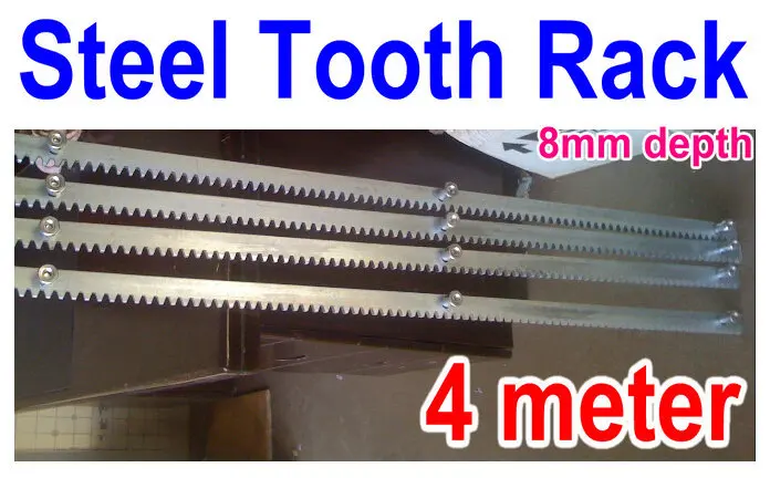4 meter length Steel Gear Tooth Rack for Sliding gate ...