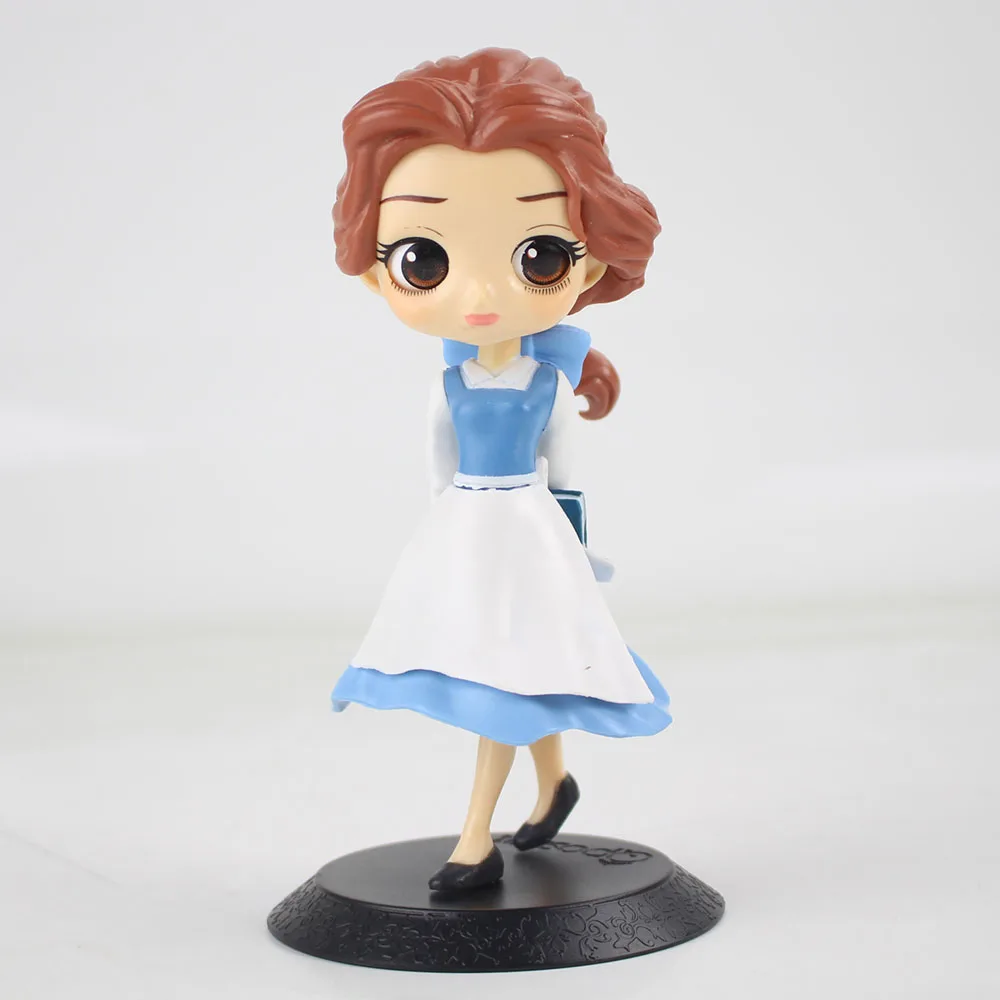 14cm Q Posket Princess figure Little Mermaid Ariel Rapunzel Beauty and ...