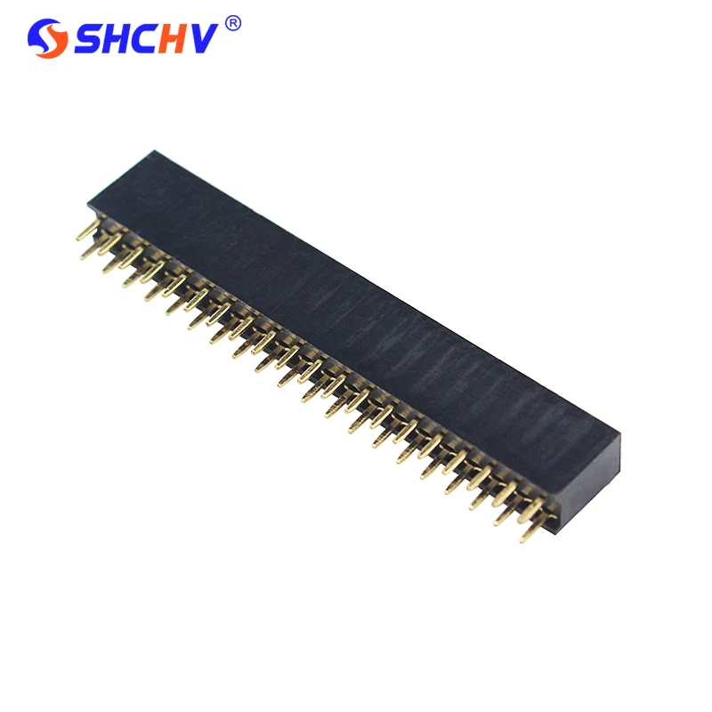 Raspberry Pi Zero W 20 Pin Double Row Pin Straight Header Strip PCB ...