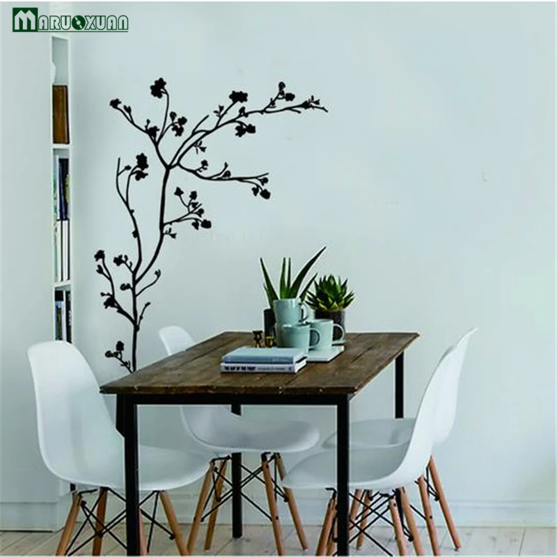 Fashion Simple Black Vines Foreign Trade New Wall Stickers PVC Fashion ...
