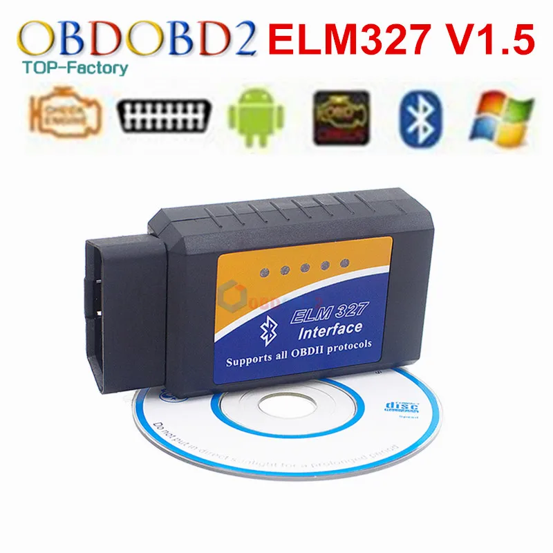 ELM327 V1.5 Bluetooth With PIC18F25K80 Chip For Android/PC/Symbian ...