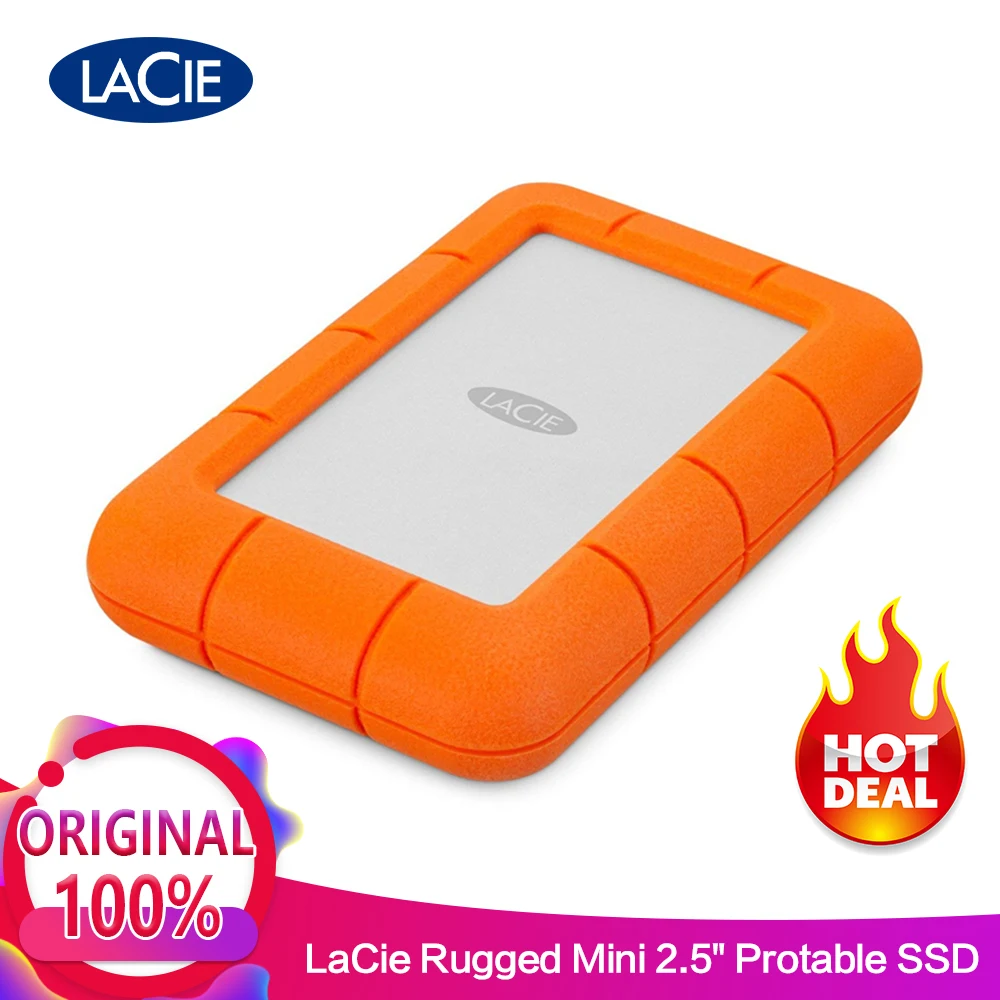Seagate LaCie Rugged Mini External HDD 1TB 2TB 4TB 5TB USB 3.0 5400RPM ...