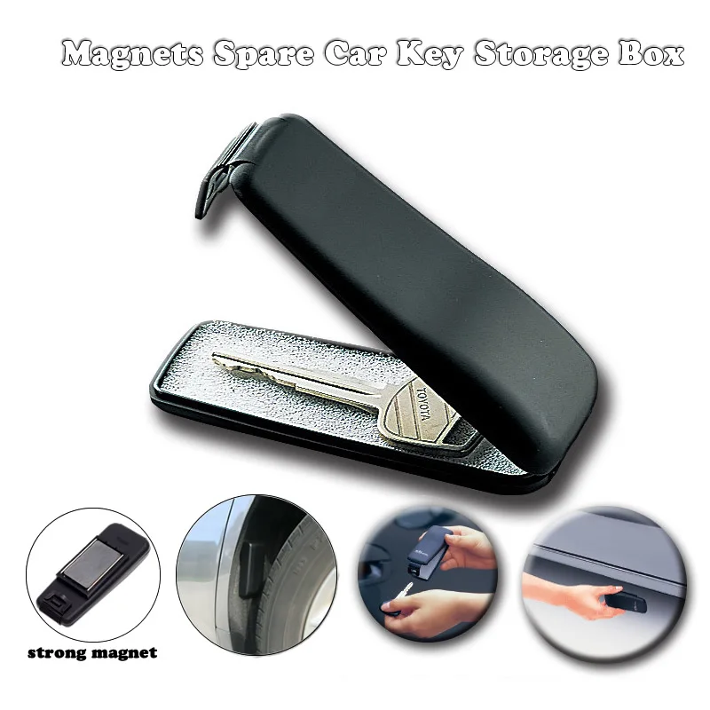 Magnetic Car Key Holder Box Outdoor Stash Key Safe Box With Magnet For ...