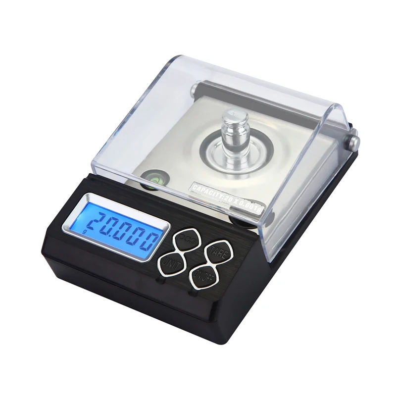 50g/0.001g Precision Digital Milligram Scale 20g 0.001 Horizontal ...