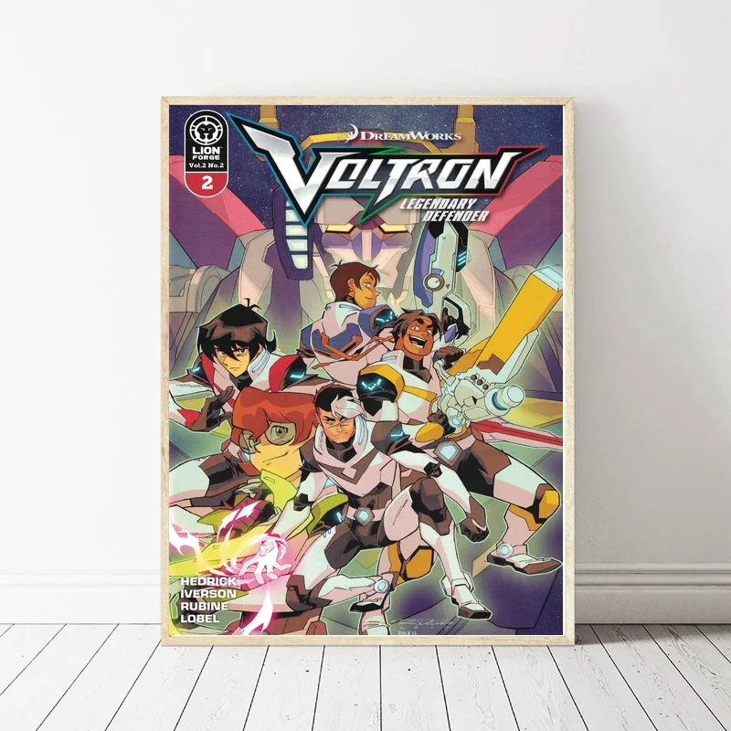 Voltron Legendary Defender Movie Art Silk Poster Prints Home Wall Decor ...
