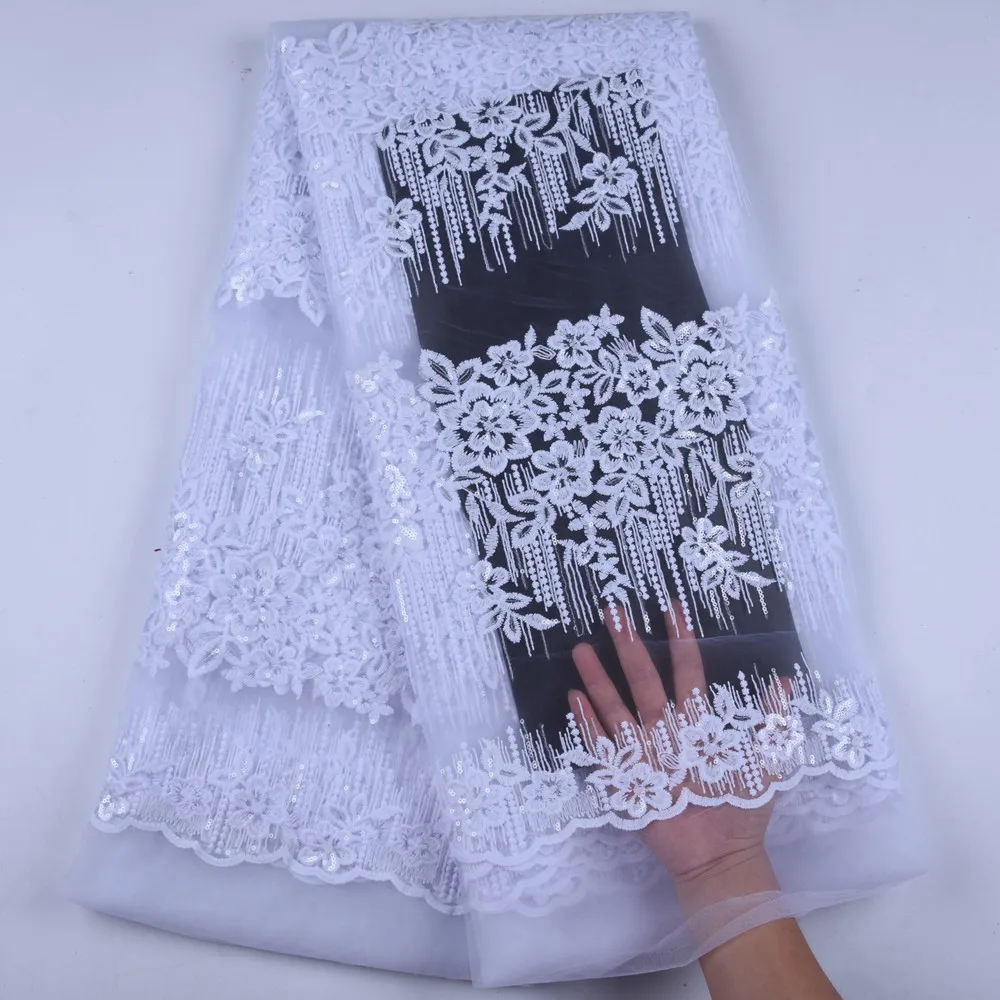 Latest African Laces 2019 High Quality Lace Nigerian French Lace Fabric ...