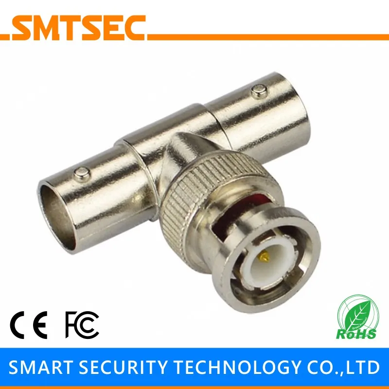 100PCS BNC Male To Double BNC Female Connector To Coaxial Adapter Cable ...