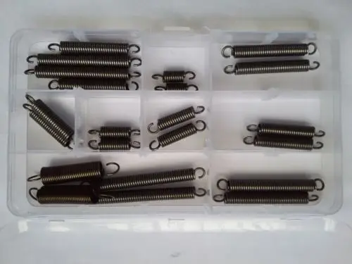 20pcs 1.2mm Wire Diameter 7mm Outer Diameter Extension Spring ...