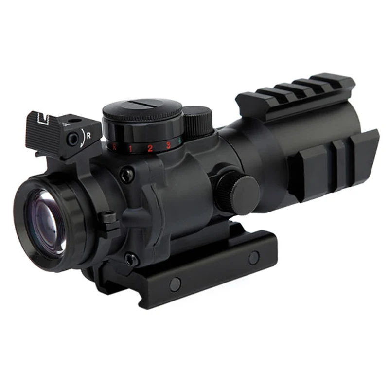 Compact Prism 4x32mm Riflescopes Hunting 4 x32 Prism On Three Sides By ...