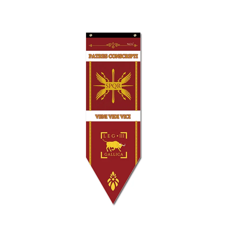 New Caesar Rome empire SPQR Infantry Legions War Banner Home Decor Flag ...
