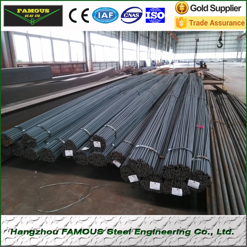 6 15mm Compressive Strength Reinforcing Steel Ribbed Bars Seismic ...
